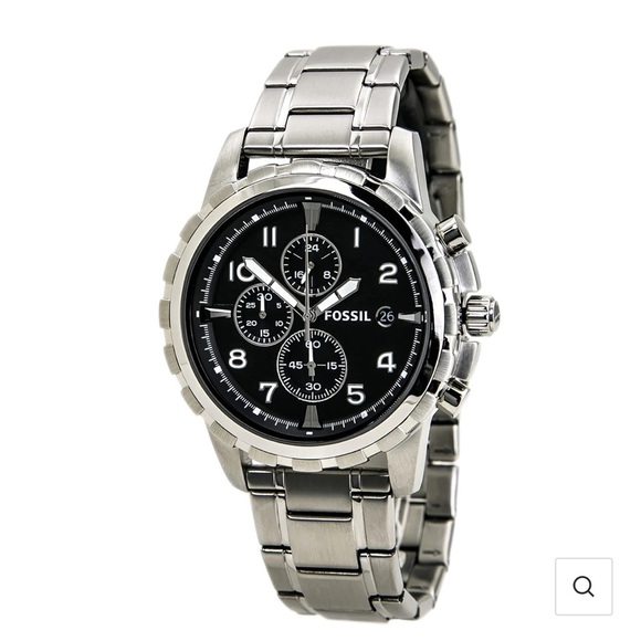 Fossil | Accessories | Fossil Fs4542 Mens Stainless Steel Analog Black ...